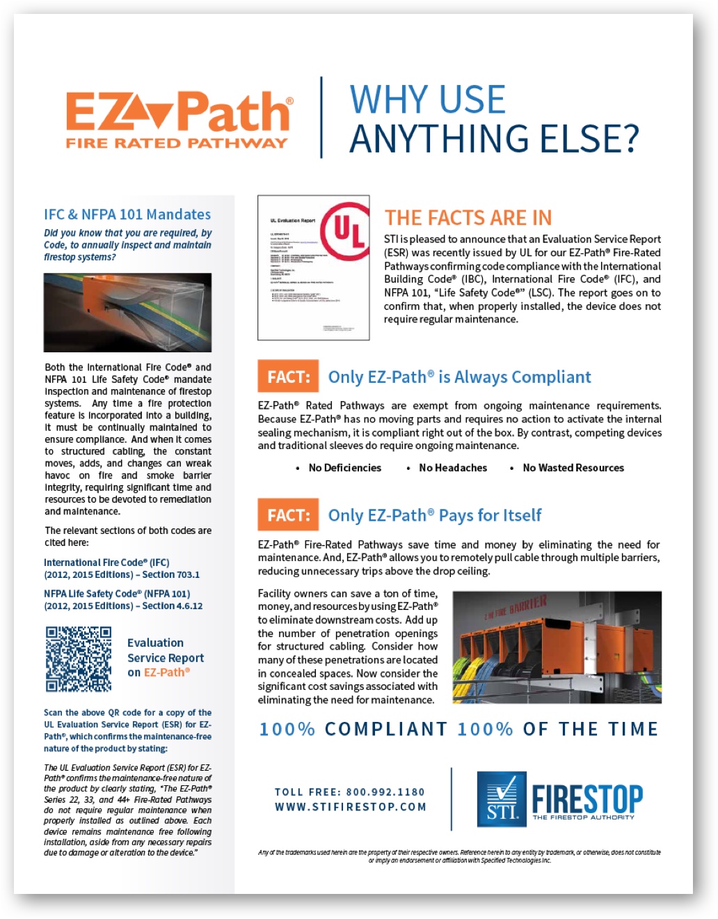EZ Path® The Facts | STI Firestop